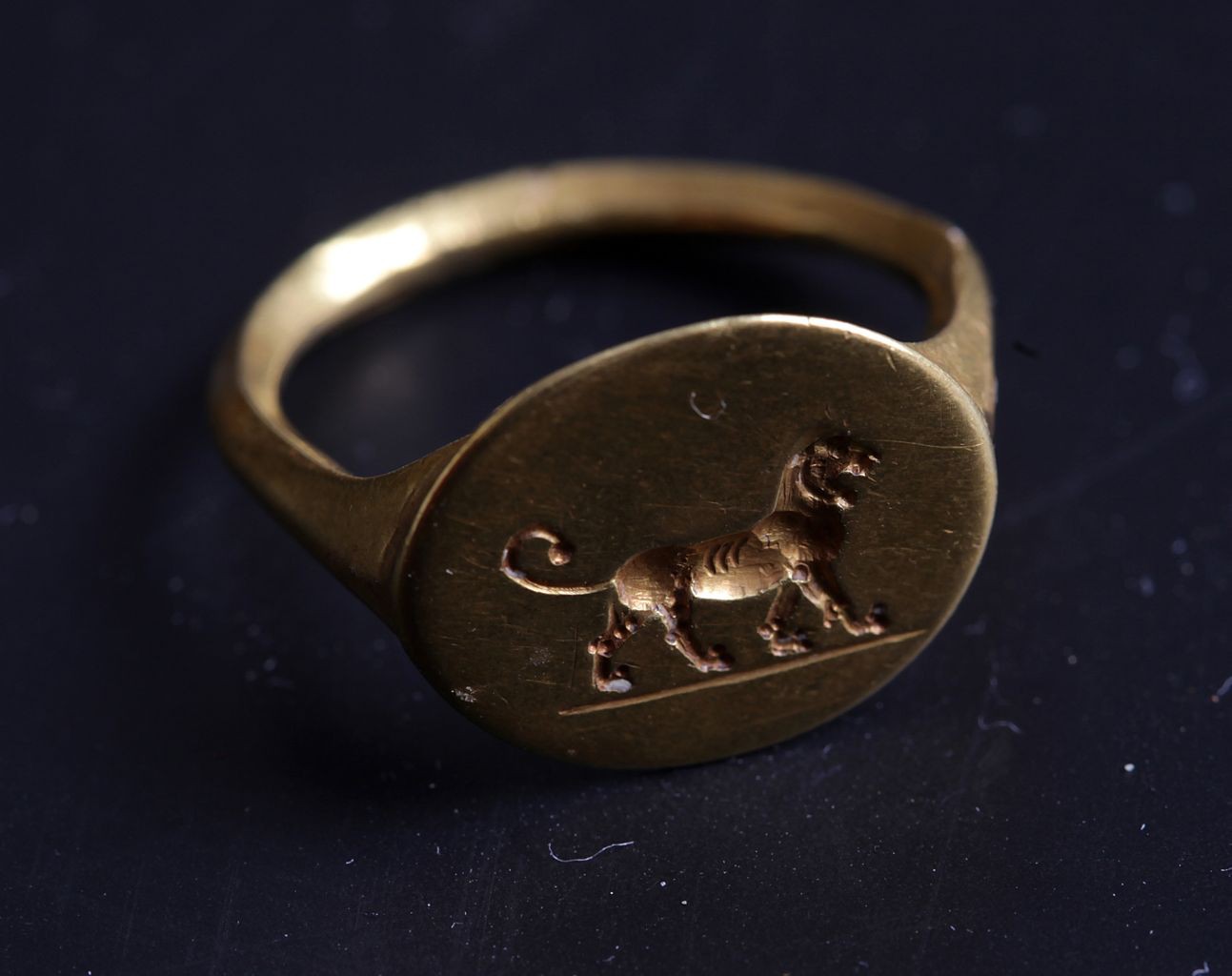 Gold seal ring | Sardis Expedition