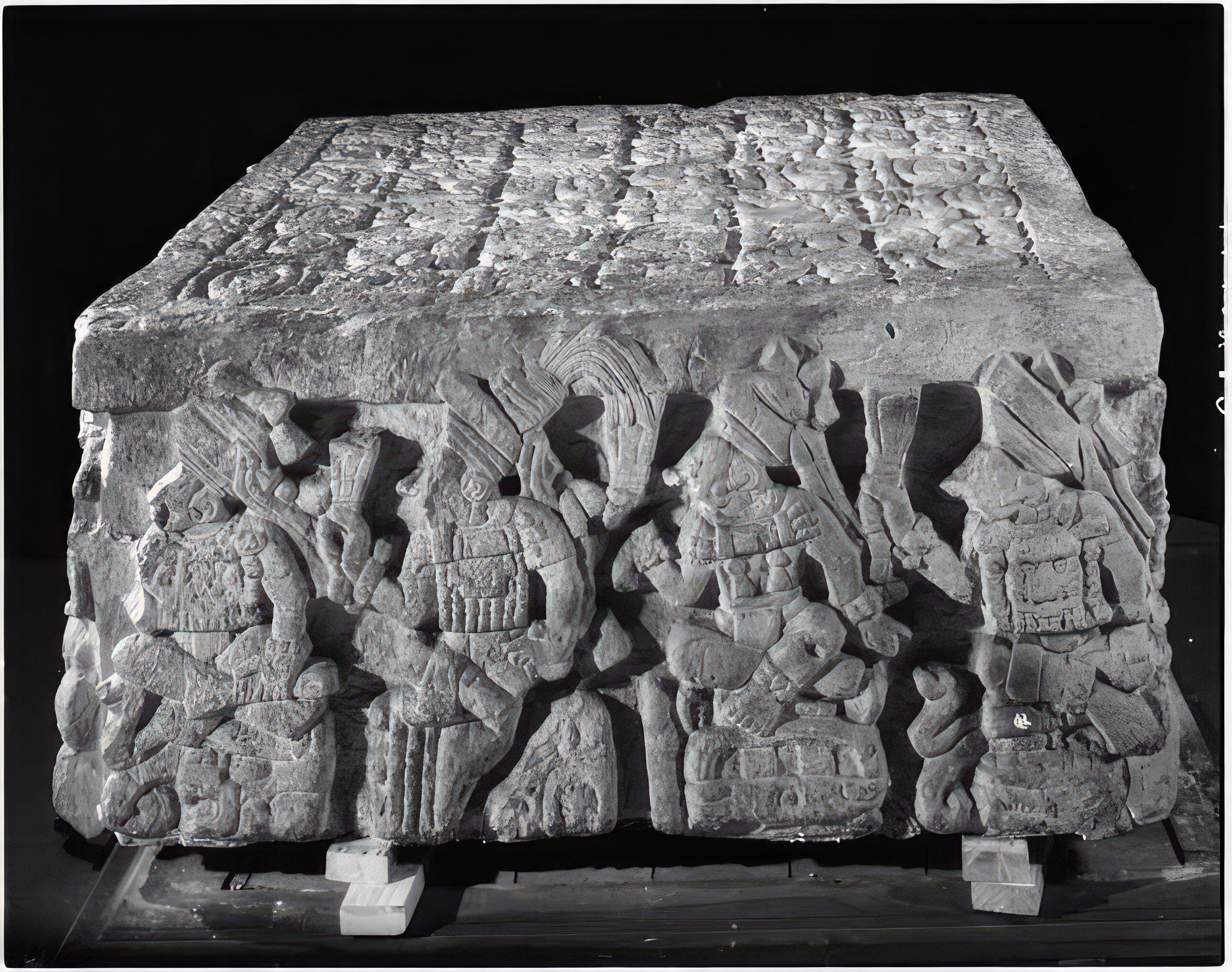 Cast of Altar Q | Copán Ruinas